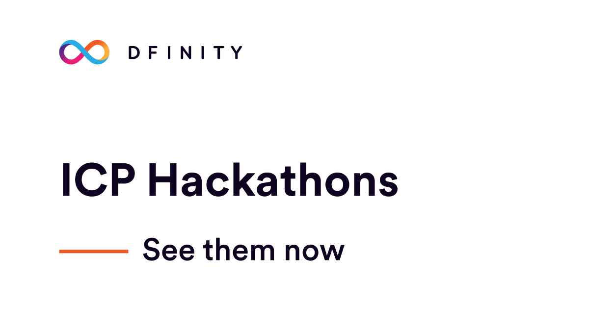 Hackathons | DFINITY